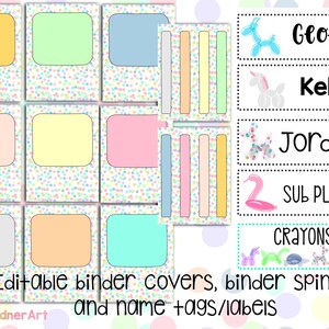 Unique Balloon Animal Classroom Decor | Calendar Chart | Shape Posters ...