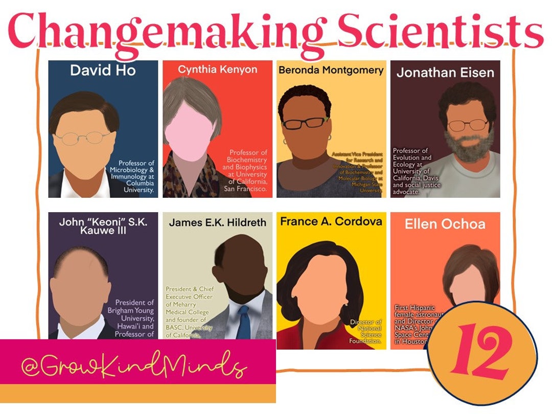 Scientist Changemaker Posters: Downloads for Classroom, Office ...