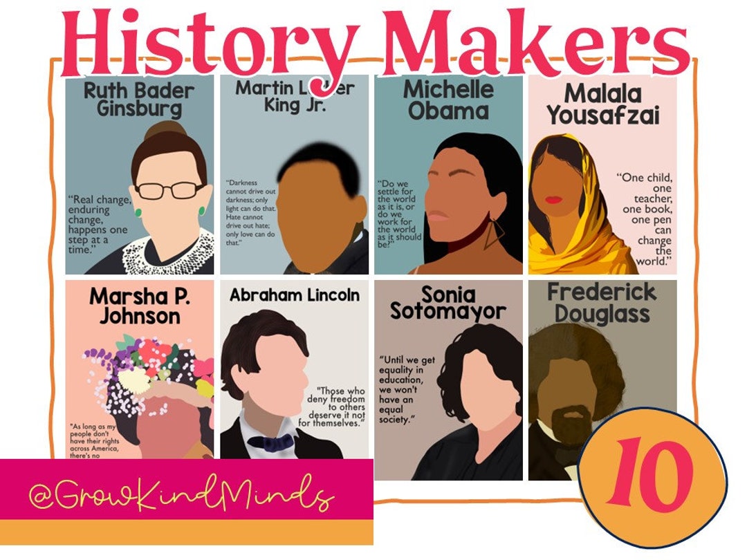 History Changemaker Posters: Downloads for Classroom, Office, Bulletin ...