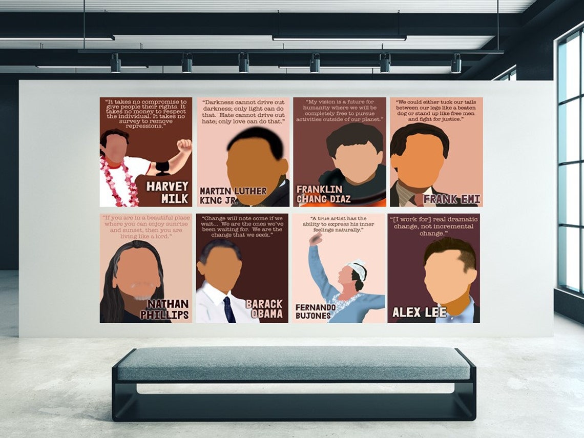 Men Changemaker Posters: Downloads for Classroom Office - Etsy