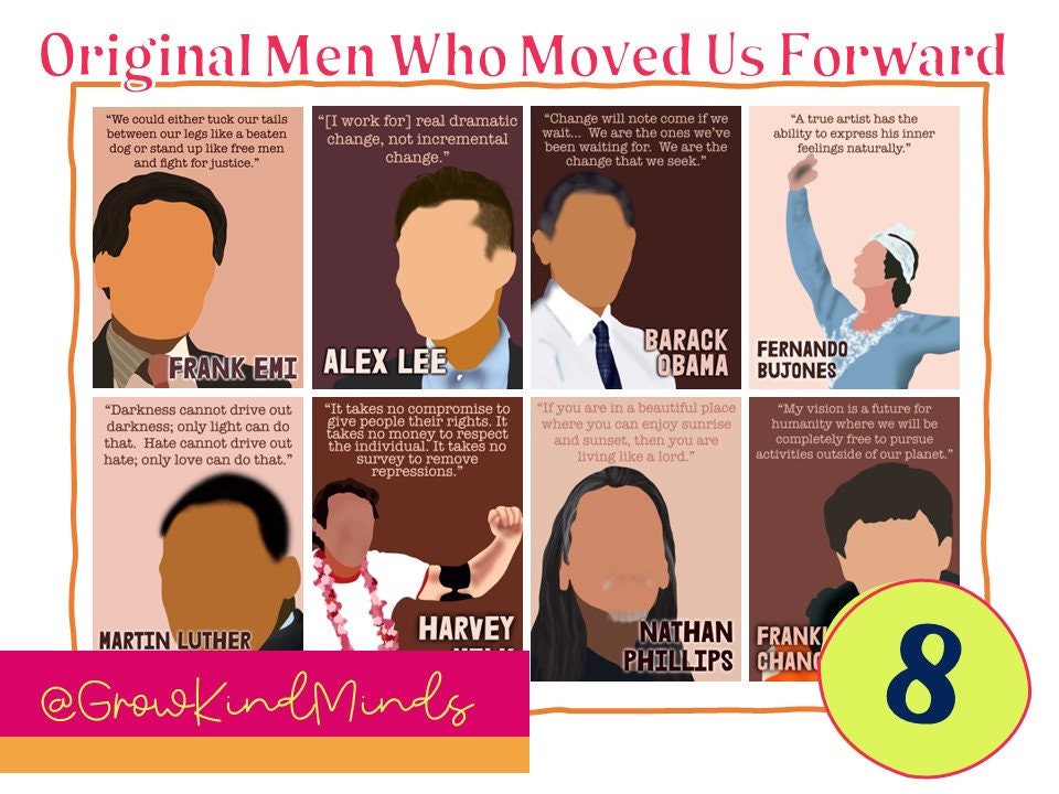 Men Changemaker Posters: Downloads for Classroom Office - Etsy