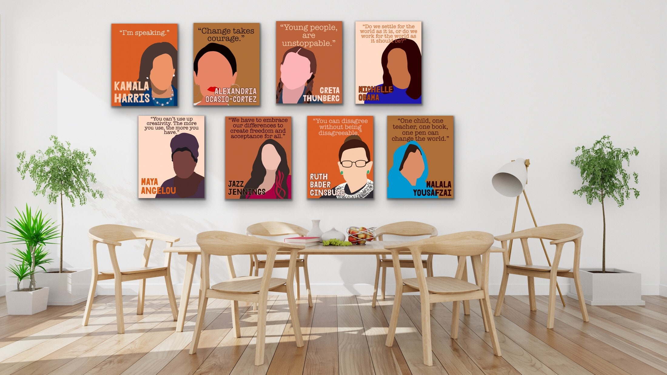 Neutral Aesthetic Changemaker Posters: Downloads for - Etsy