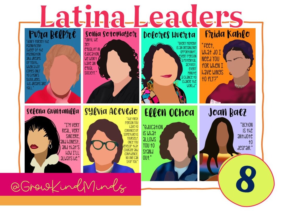 Latina Leaders Changemaker Posters: Downloads for Classroom, Office ...