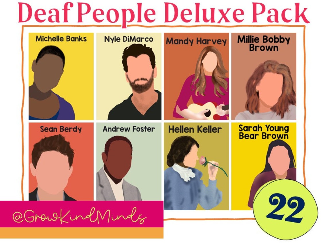 Deluxe Deaf Changemaker Posters: Downloads for Classroom - Etsy
