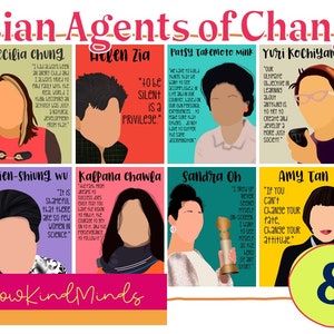 Asian Agents of Change Changemaker Posters: Downloads for Classroom ...