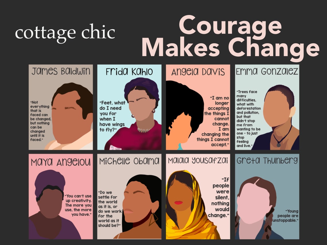 Cottage Chic Changemaker Posters: Downloads for Classroom - Etsy