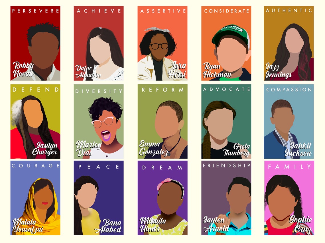 Children Changemaker Posters: Downloads for Classroom Office - Etsy