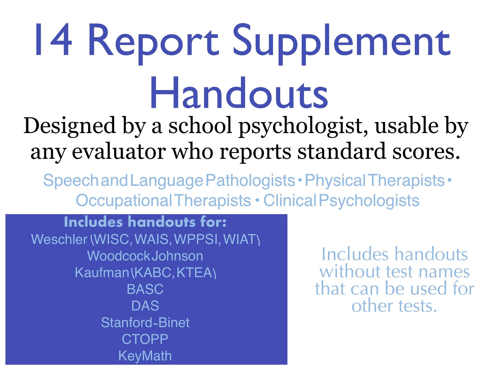 UPDATED Normal Curve Handouts: Psychoeducational Report - Etsy