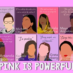 Pink is Powerful Changemaker Posters: Downloads for Classroom, Office ...