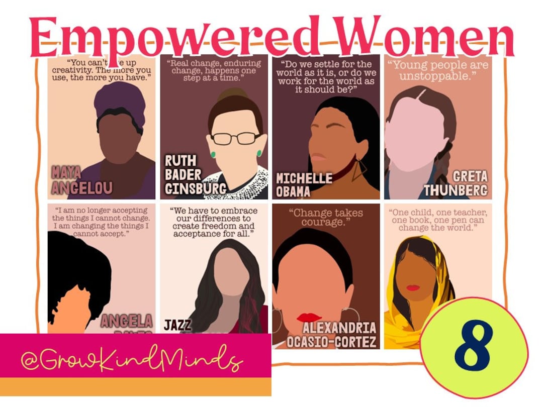 Empowered Women of History Changemaker Posters: Downloads for Classroom ...