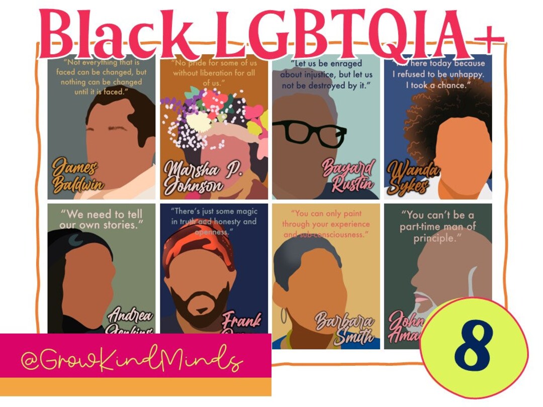 Black LGBTQ+ Changemaker Posters: Downloads for Classroom, Office ...