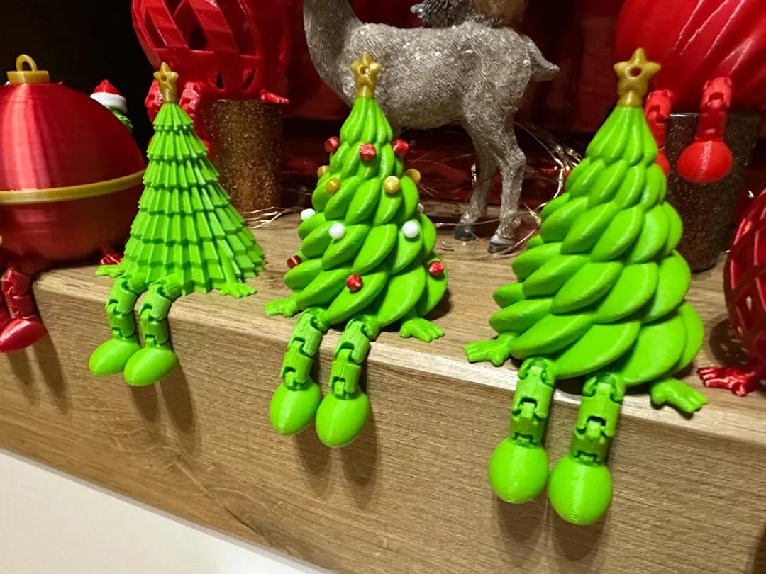 Cute Christmas Tree 3D STL File Park Figure, 3D STL Park 3D Printing ...