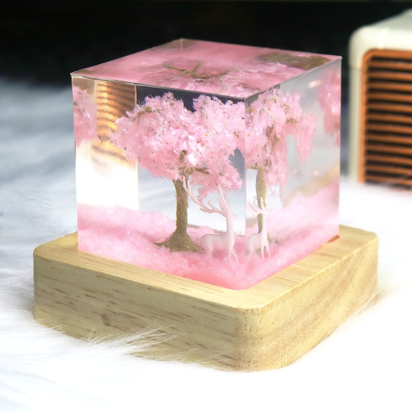 Cherry Blossom Resin Table - Etsy