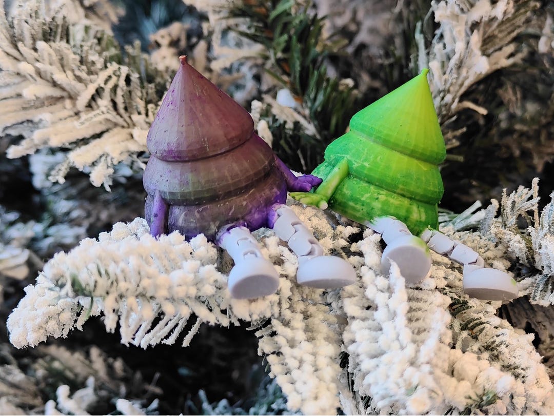 Cute Christmas Tree Poop 3D STL File Park Figure,3d STL Park 3D ...