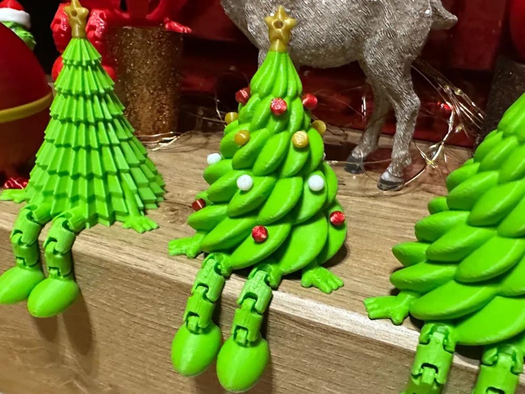 Cute Christmas Tree 3D STL File Park Figure, 3D STL Park 3D Printing ...