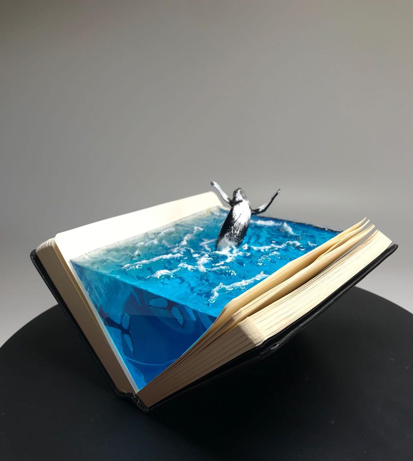 Humpback Whale Epoxy Resin Ornaments,marine Table Ornament,ocean Home ...
