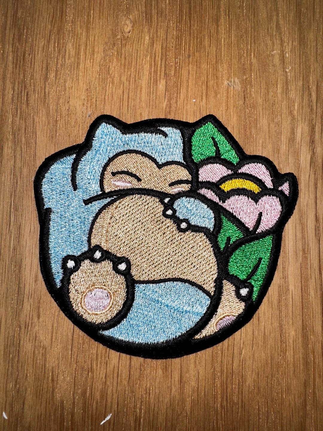 Snorlax Patch Pokemon Pokemon Embroidered Patch Sweater, Jackets, Tote Bag, Clothing - Etsy