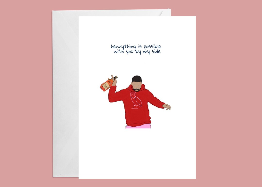 Drake Valentine's Day Card - Etsy