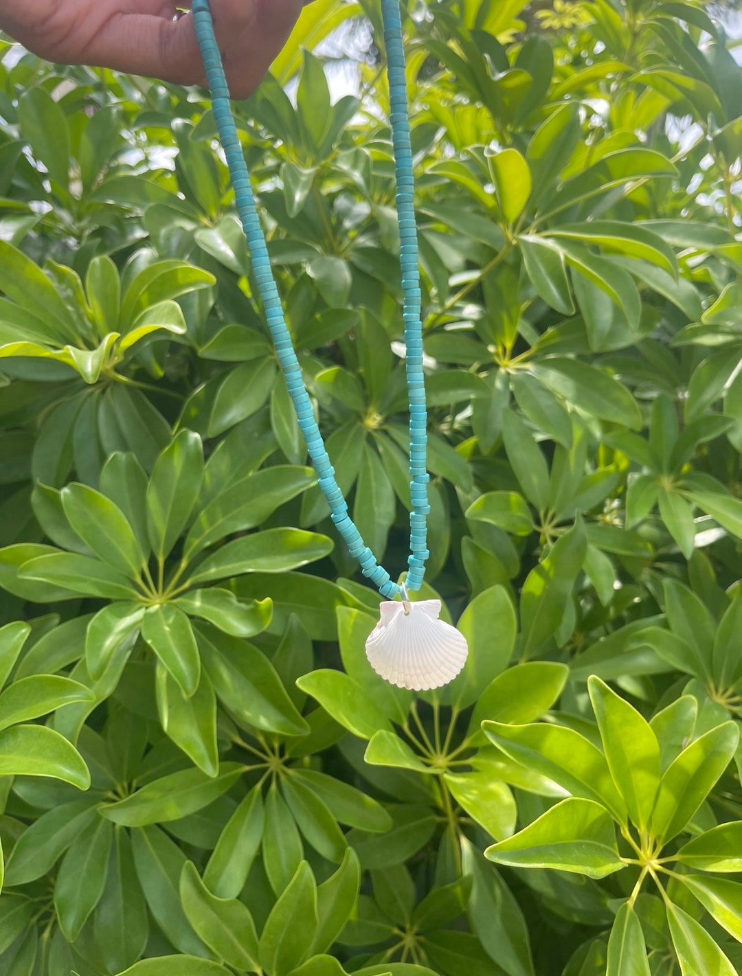 Seashell Necklace White Shell, Sanibel Seashell Necklace, Dainty Beach ...