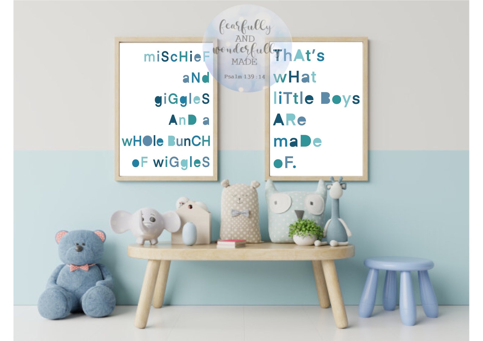 What Little Boys Are Made Of, Printable, Nursery Rhyme, Nursery Print ...