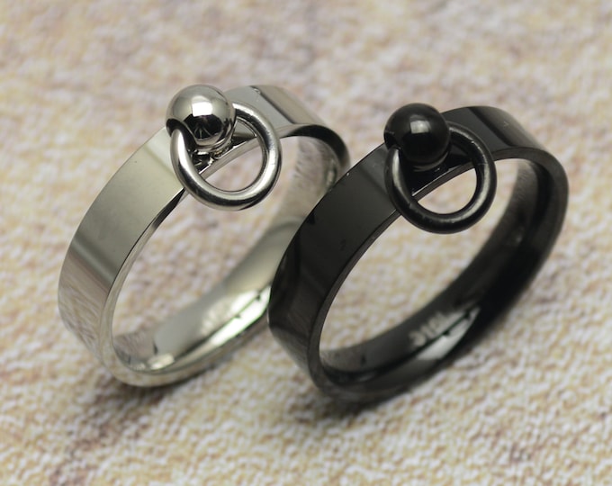 Sterling Silver Embellished Story of 'O' Ring - Etsy