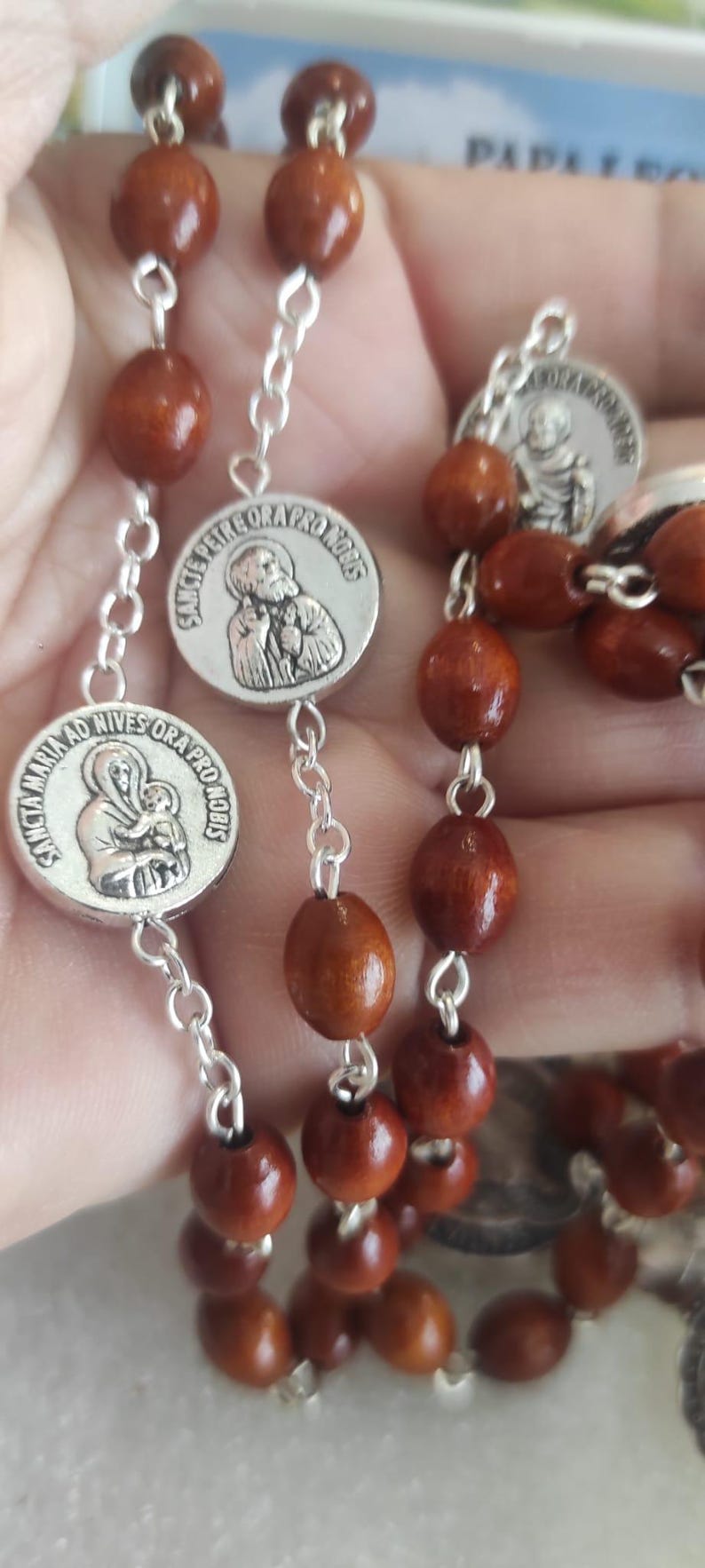 Authentic Vatican Blessed Rosary From Rome – Italian Catholic Prayer ...