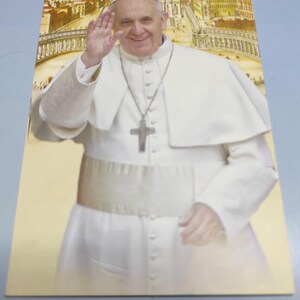 Rosary Dedicated to Pope Francis With Finely Crafted Central Medal ...