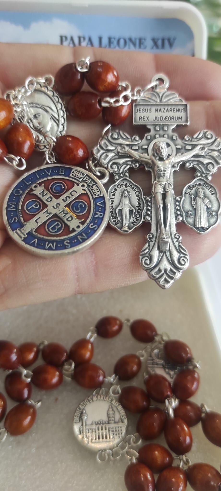Authentic Vatican Blessed Rosary From Rome – Italian Catholic Prayer ...