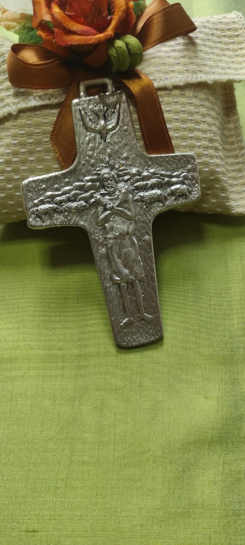 Cross the Good Shepherd ,life-size Cross of Pope Francis, Faithful ...