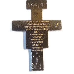 Leaning Cross of San Damiano: Christ in Golden Relief and Red Enamelled ...