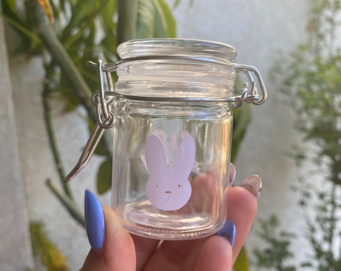 Bad Bunny Mini Stash Jars - Etsy