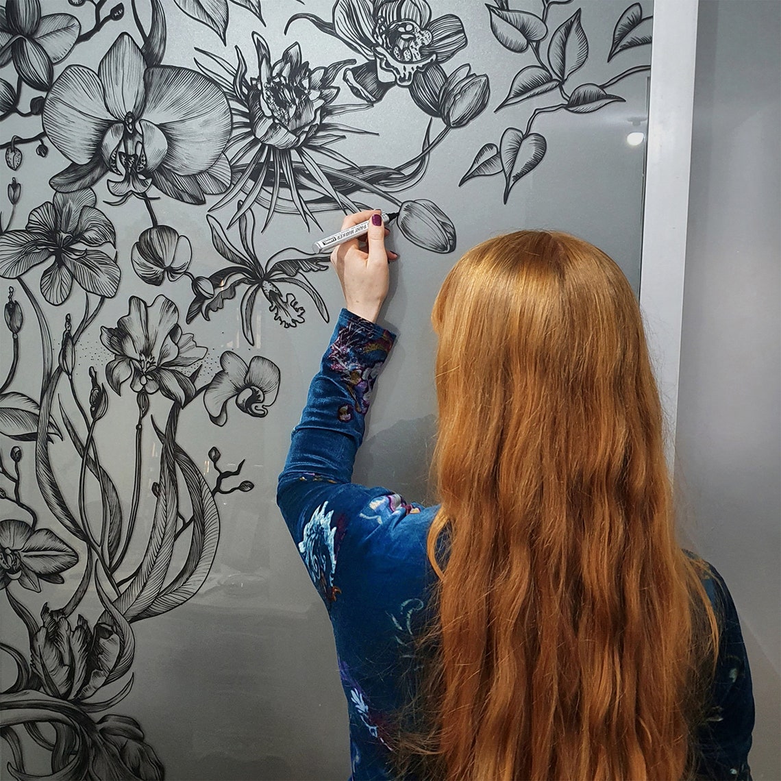 Carmel Glass Paint Marker Medium-tip, Removable Window Marker, Washable ...