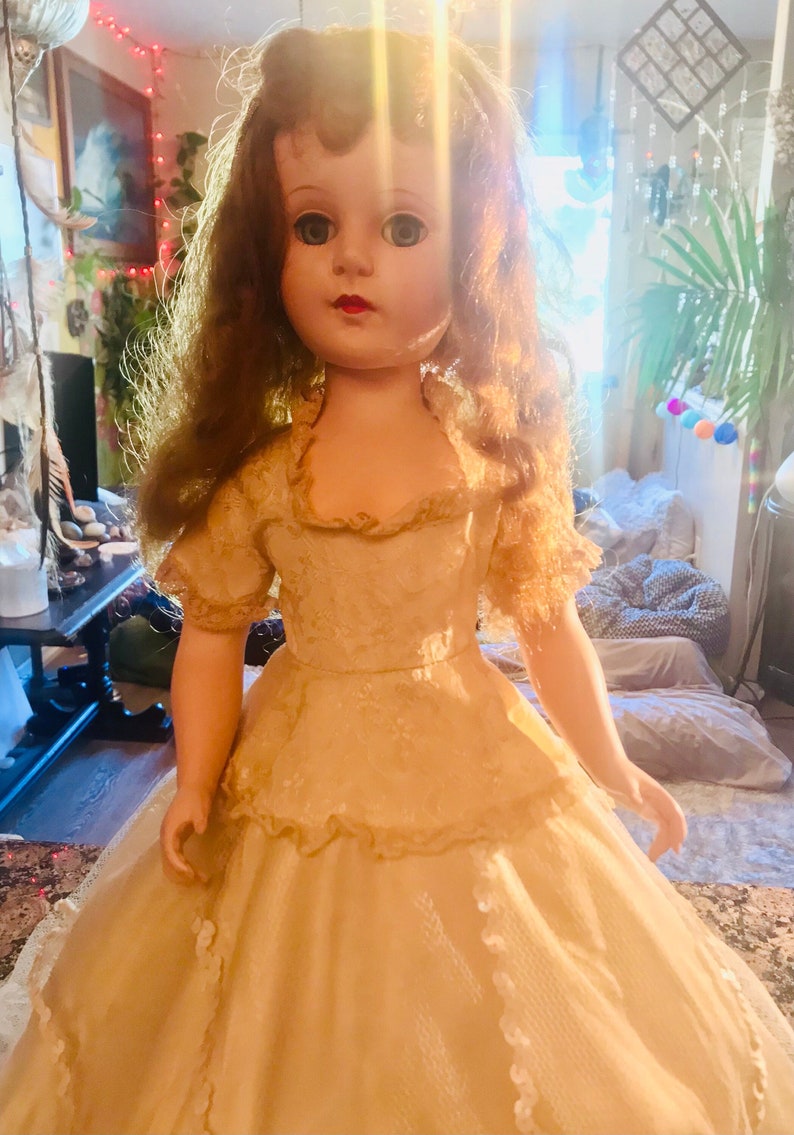 Meet Pixie Vintage Garden Fairy Princess Rare Vintage Spirited Shining Tall Vessel Doll Wobble ...