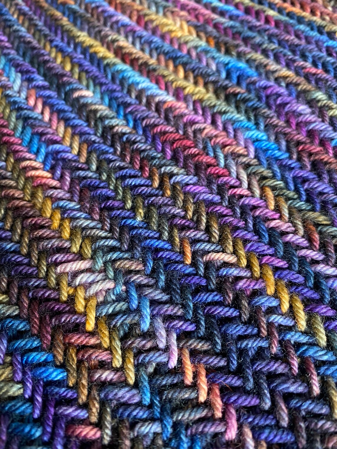 Multicolor Herringbone Infinity Scarf - Etsy