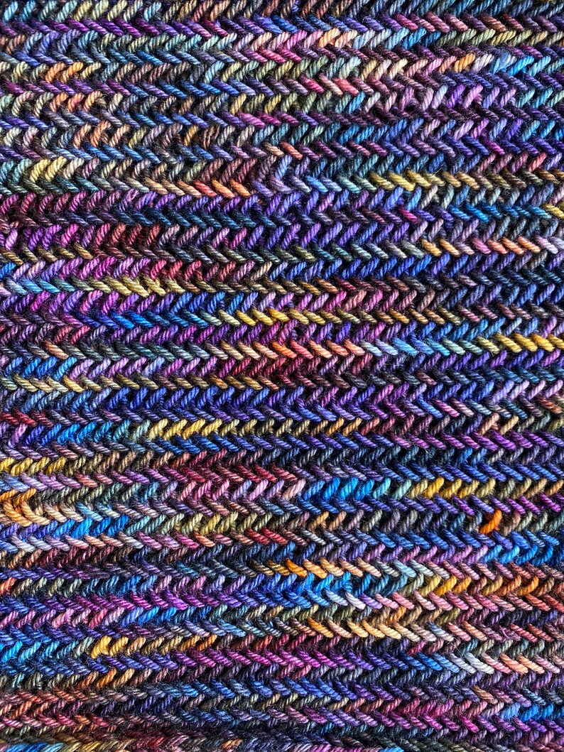 Multicolor Herringbone Infinity Scarf - Etsy