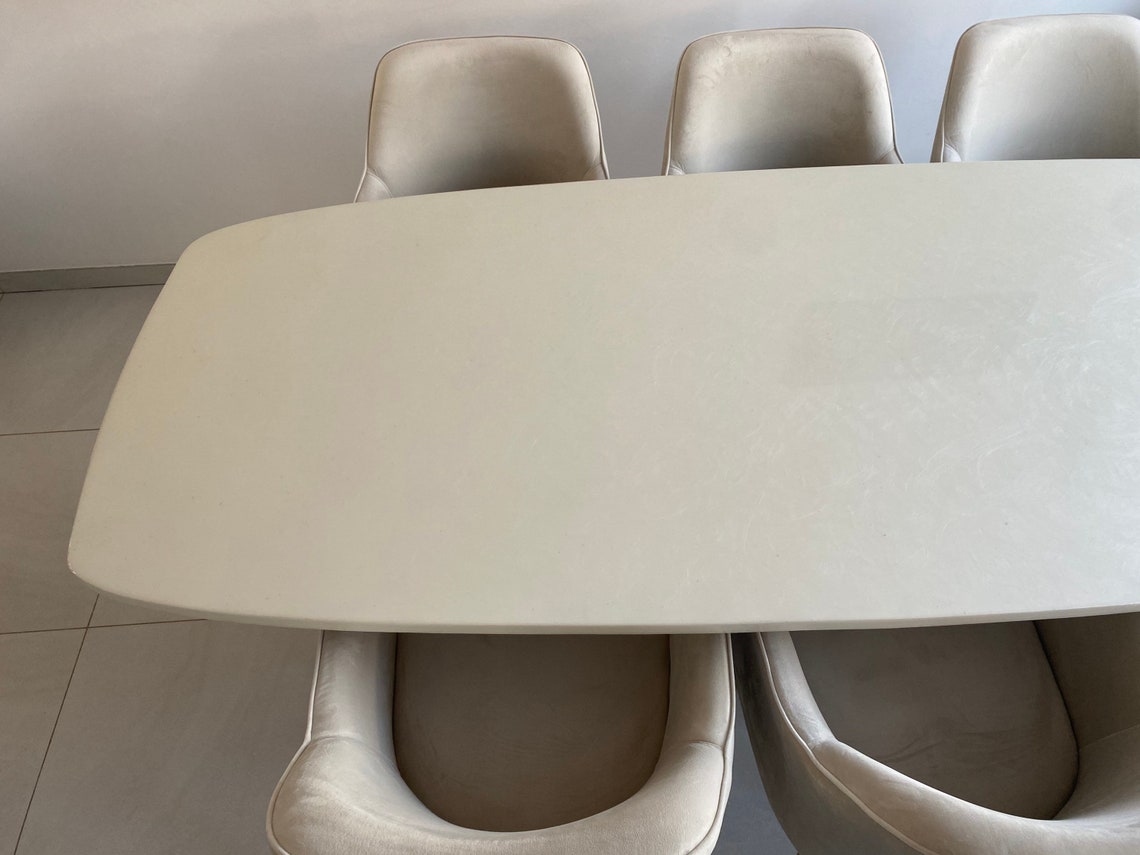 Epoxy Pearl Color Table and Gold Legs | Etsy