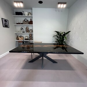 Dreaming of a Beautiful Bronze River Table Handmade Marble Design ...