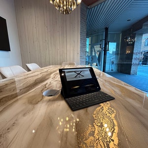 Bespoke Conference Table, Unique Resin Art, All Colours, Size, Shapes ...