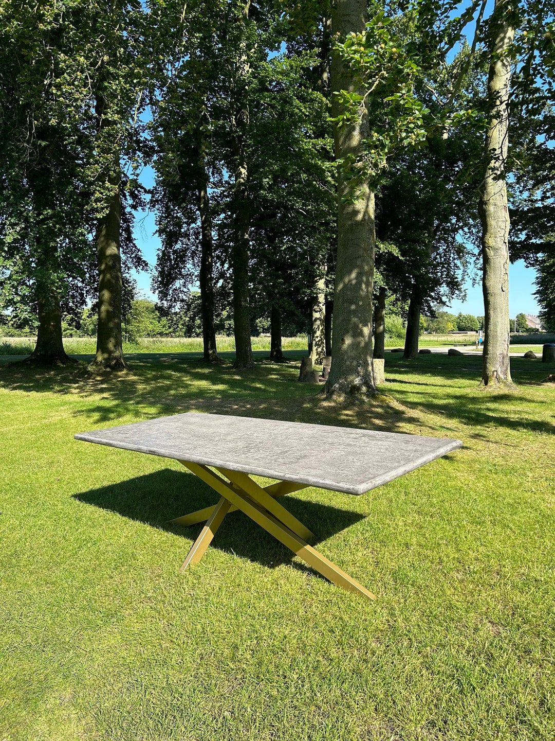 Let's Create Your Outdoor Dream Table Together. Microcement Table Top ...