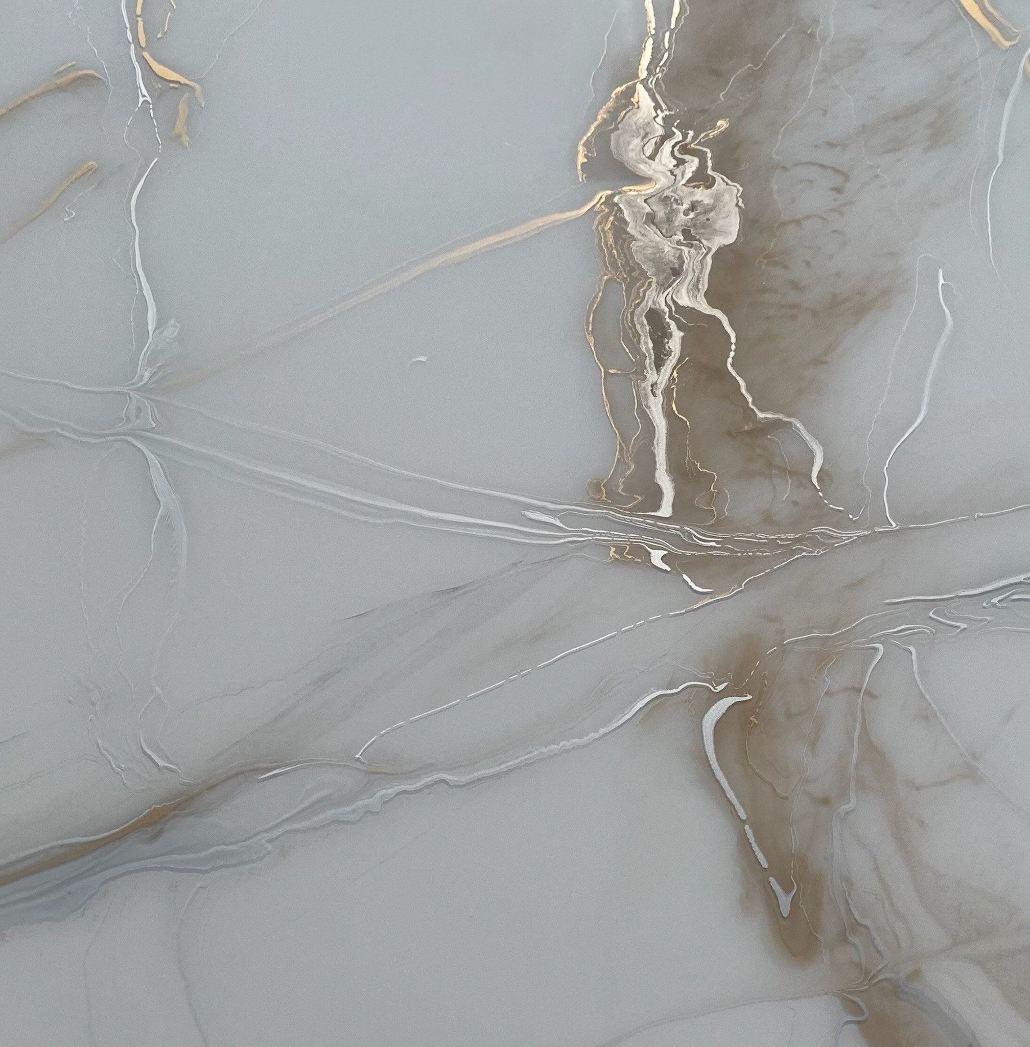 Silver and Gold Marble Design | Etsy