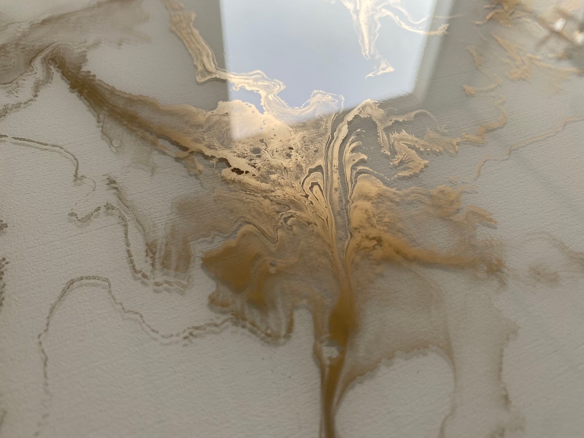 Custom Made Gold Unique Dining Table - Etsy