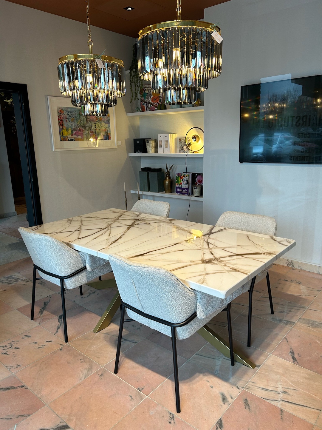 Unique Gold Marble Epoxy Dine Table Premium Quality Product - Etsy