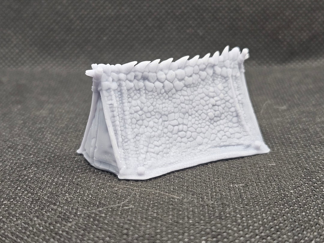 Dragon Skin Tent | Scatter Terrain | 3D Printed | Unpainted | Unprimed ...
