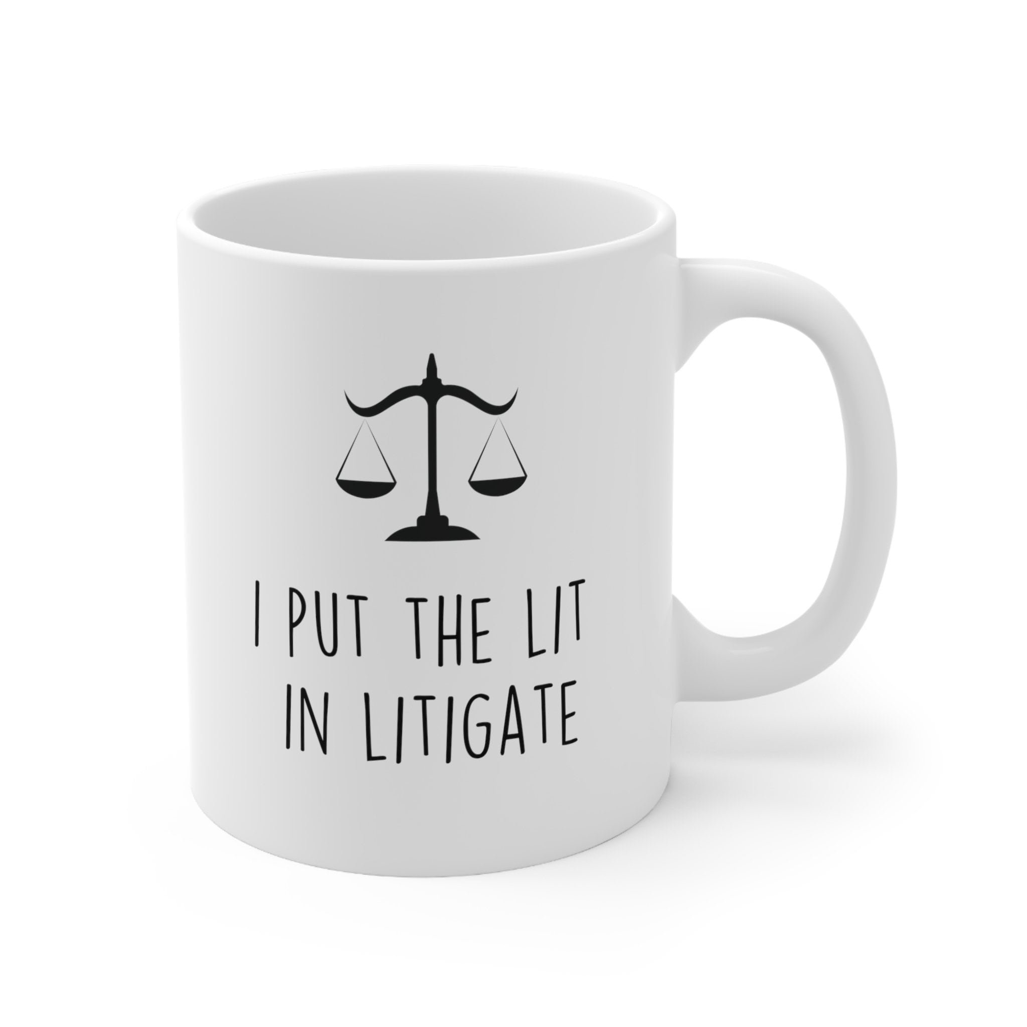 I Put the Lit in Litigate Funny Lawer Coffee Mug Advocate - Etsy