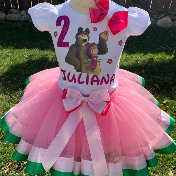 Masha and the Bear Outfit - Etsy