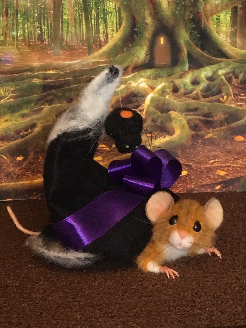 Needle Felted Timid mouse Alfie | Etsy