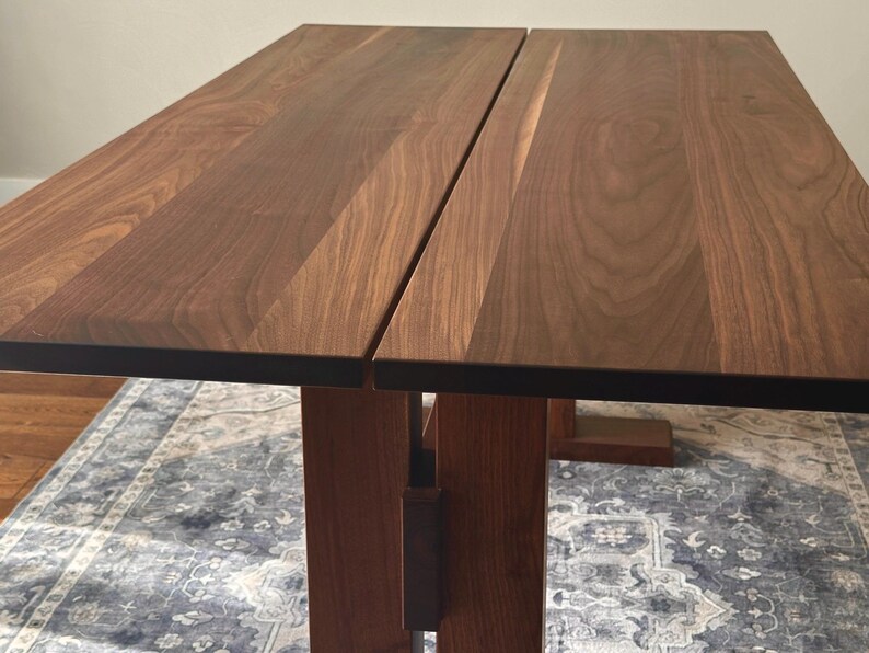 The Split Top Trestle Table - Etsy