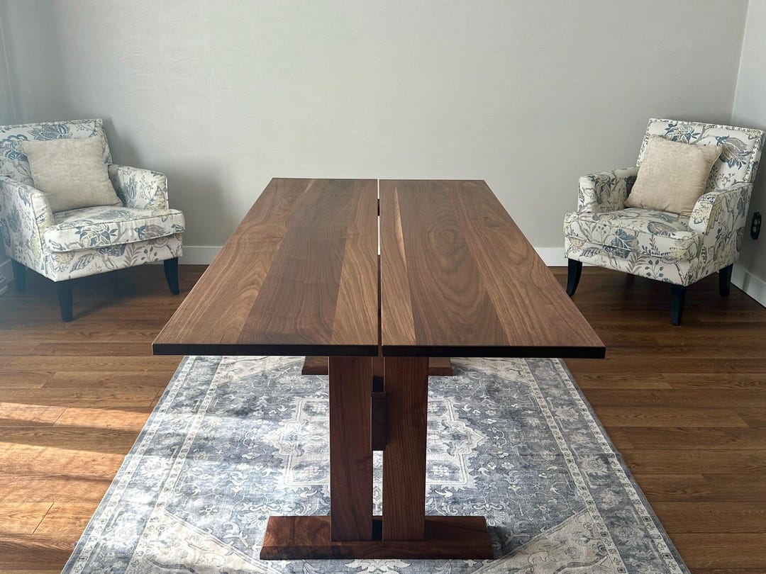 The Trestle - Artisan Dining Table - Made in the USA - Etsy