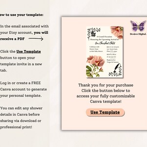 Regency Royal Baby Shower Invitation Editable Canva Template Royalcore ...