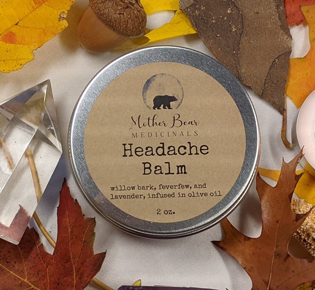 Headache Balm New Formulation Massaging Balm Headaches Etsy